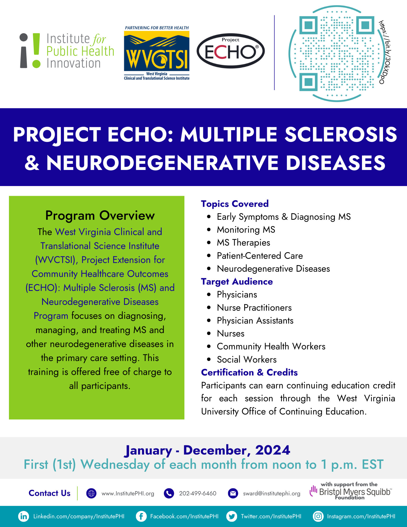 Rural Multiple Sclerosis Solutions - Institute for Public Health Innovation