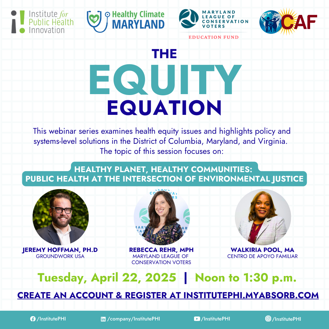 The Equity Equation – Fourth Session - Institute for Public Health ...